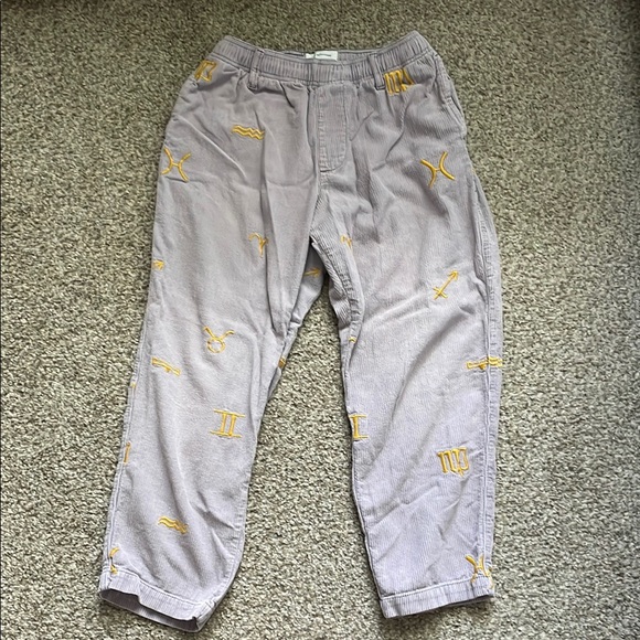 Urban Outfitters | Pants | Mens Lavender Astrology Pants With Yellow ...